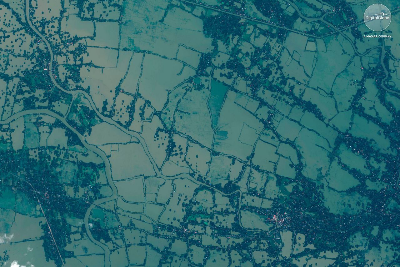 Memorable news satellite photos of 2018