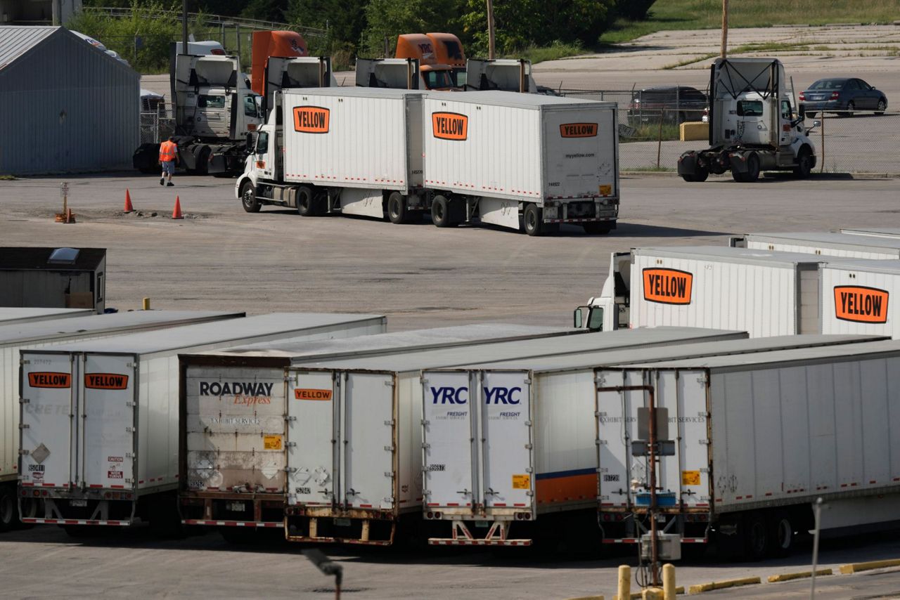 Trucking giant Yellow Corp. declares bankruptcy after years of ...