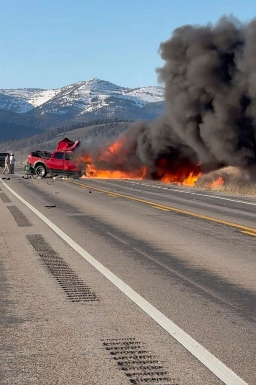 7 people are dead after pickup and tour van collide near Yellowstone ...
