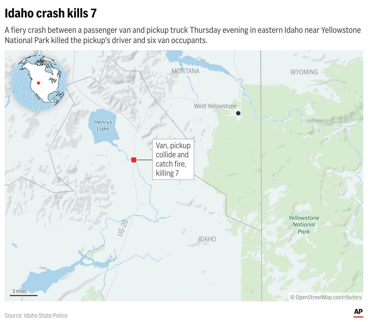 7 people are dead after pickup and tour van collide near Yellowstone ...