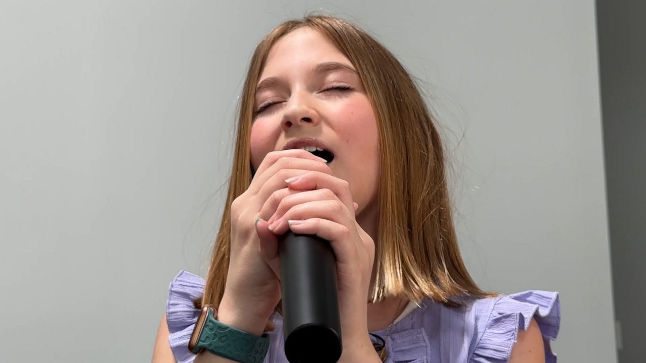 11 year old singing to the top at Columbus sporting events