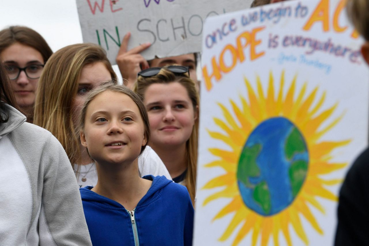 Greta Thunberg brings environmental campaign to Washington