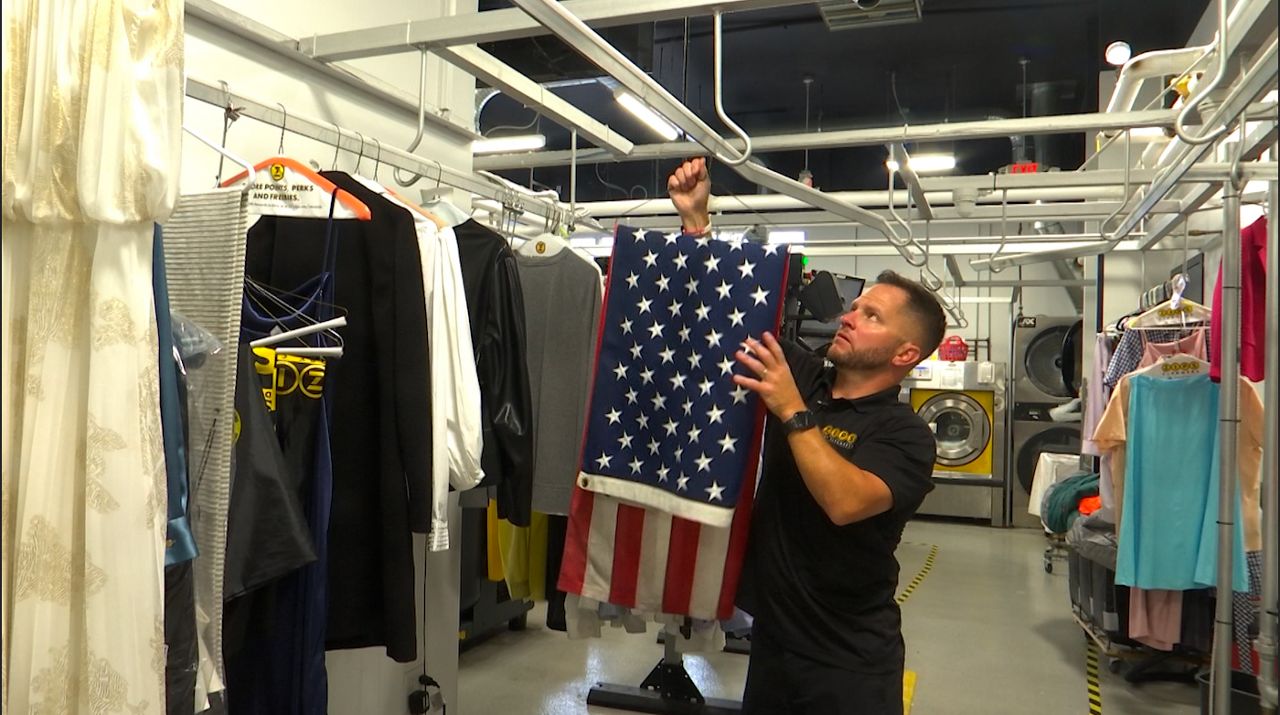 Veteran-owned cleaner offers free flag cleaning