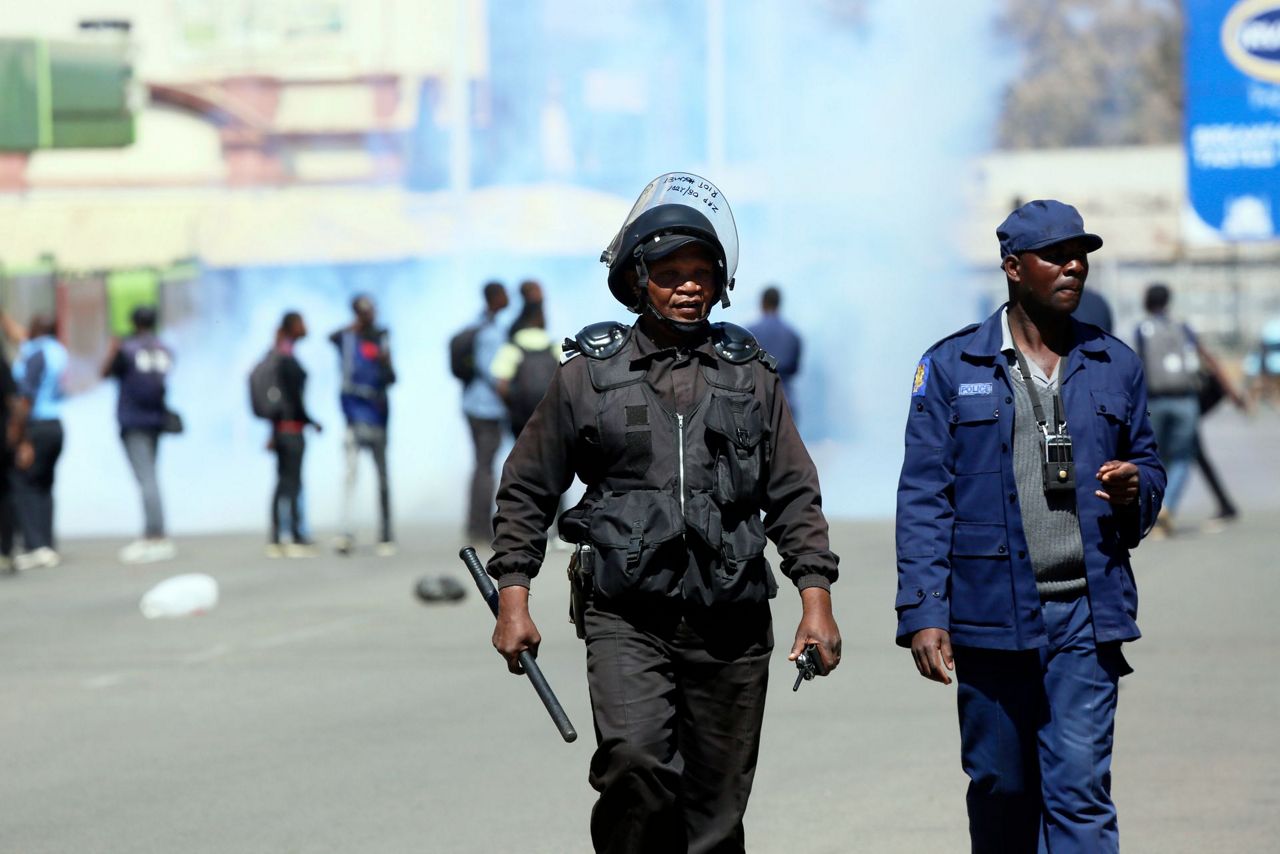 Harare quiet as police dampen Zimbabwe opposition protest