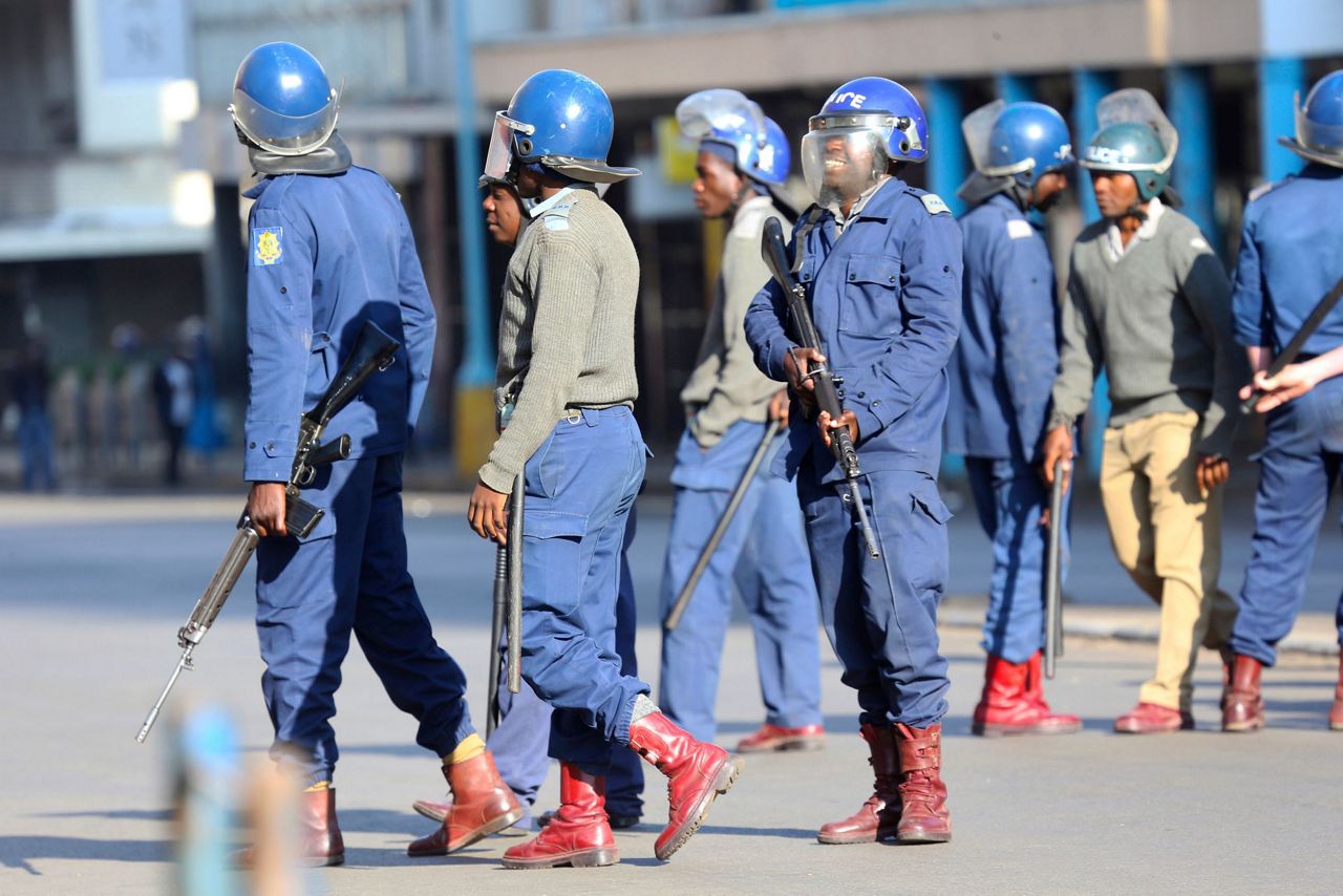 Harare quiet as police dampen Zimbabwe opposition protest