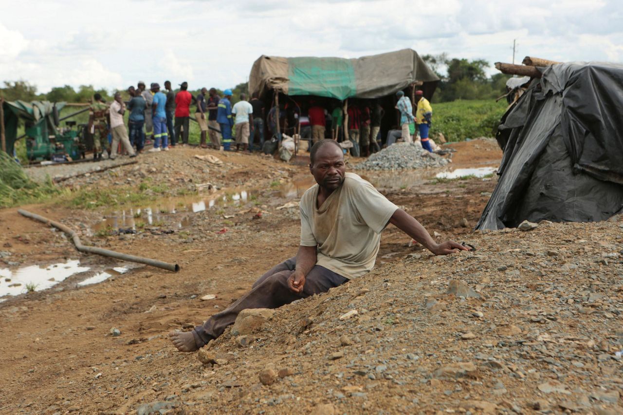 Several dozen miners believed trapped after Zimbabwe floods