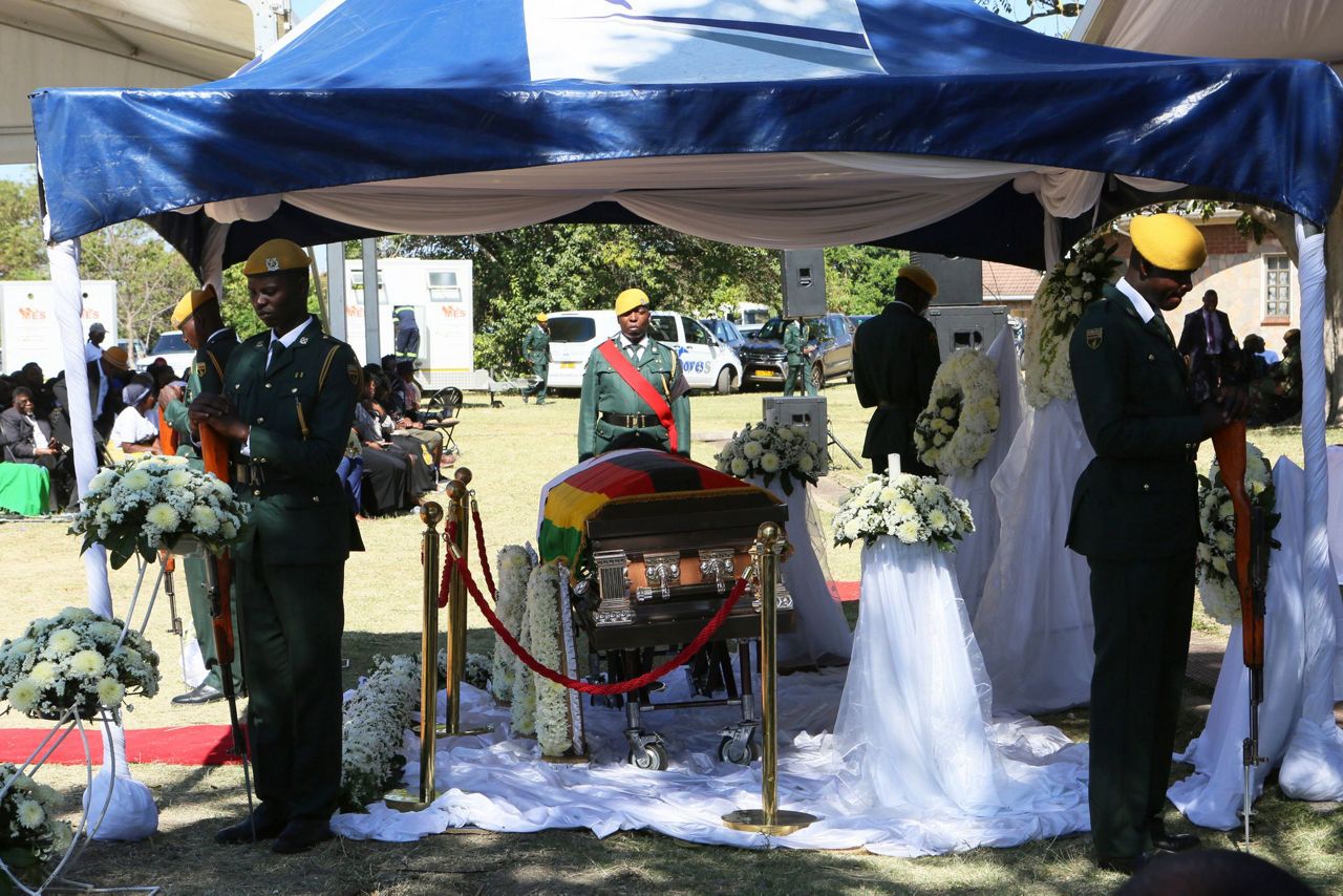Security tight as Zimbabwe's Mugabe gets a private burial