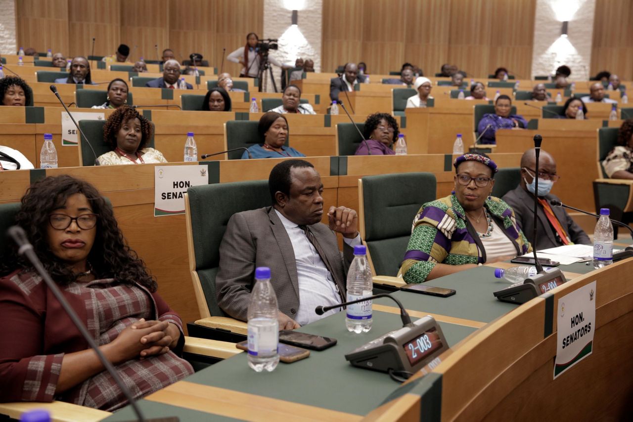 Zimbabwe's imposing new Chinese-funded parliament opens