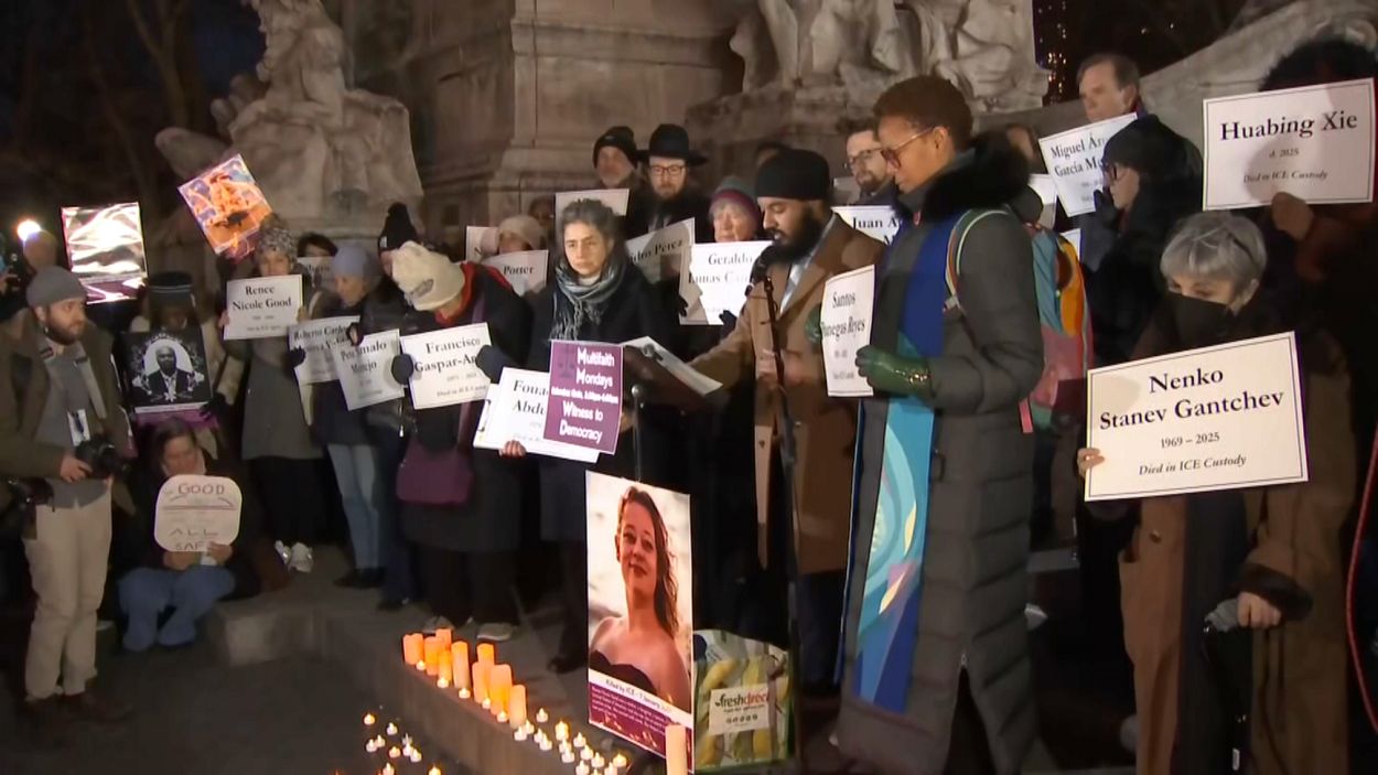 Vigil held for immigrants who died in ICE custody