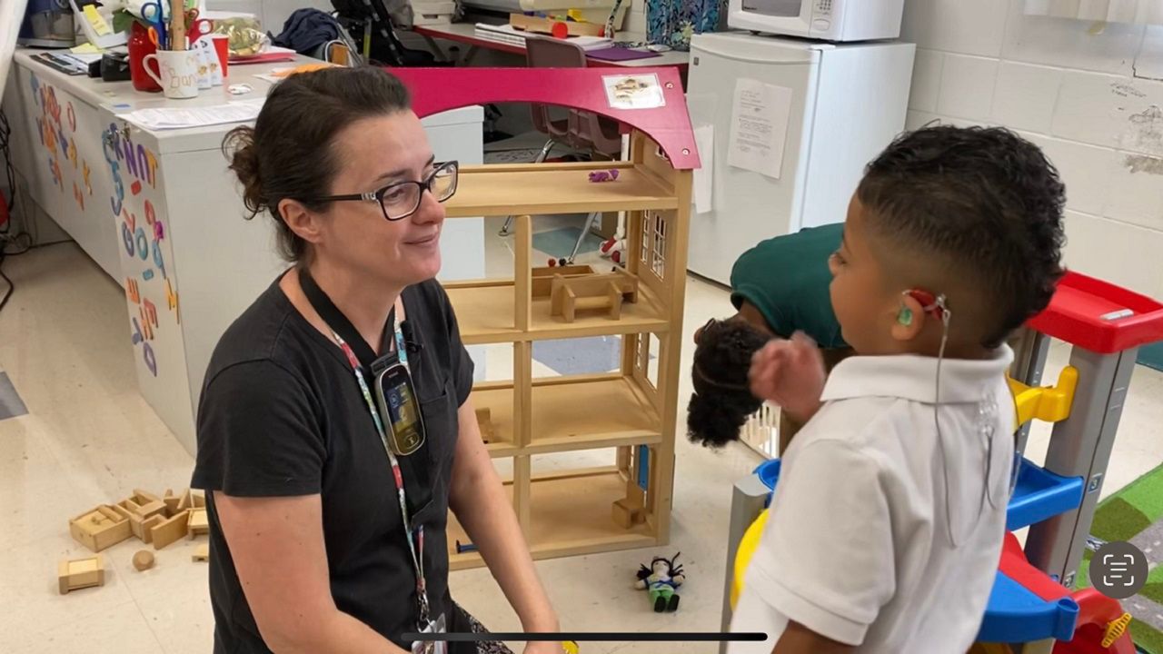 A+ Teacher helps students communicate through sign language