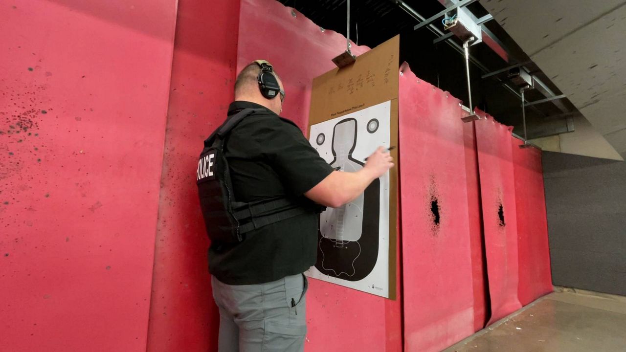 Law enforcement train on firearm proficiency