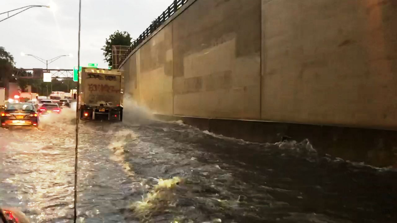 Heavy Rains Make for Wet and Wild Commute in NYC