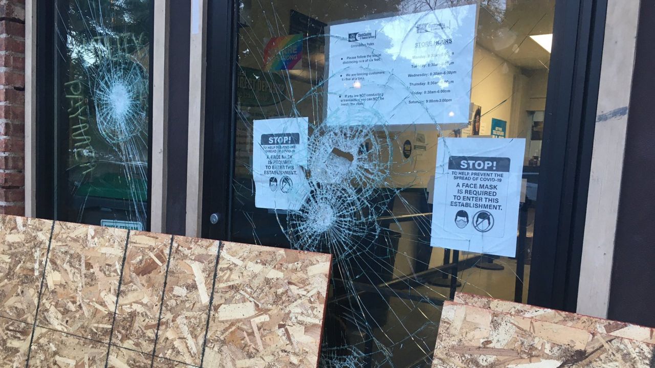 Daylight Puts Protest Damage on Display in Albany