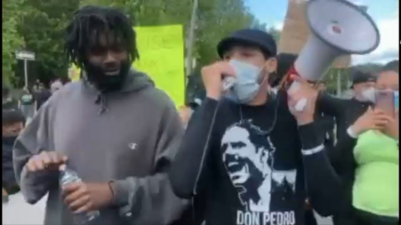 Albany Police Chief Takes Knee on Day 3 of Protests