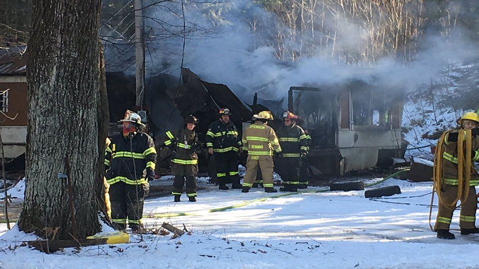 Two Women Injured in Trailer Fire