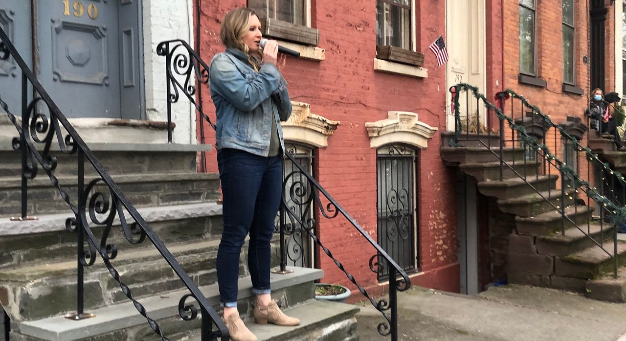 Albany Woman Bringing Joy Through Stoop Concerts