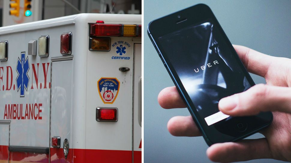 Uber becomes popular, less expensive alternative to ambulance