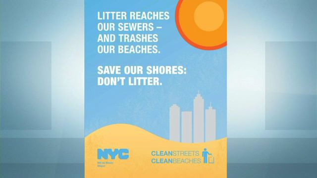 City Launches 'Clean Streets = Clean Beaches' Anti-Littering Campaign
