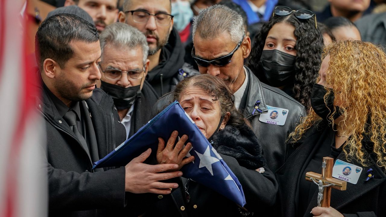 Funeral held for NYPD Detective Wilbert Mora