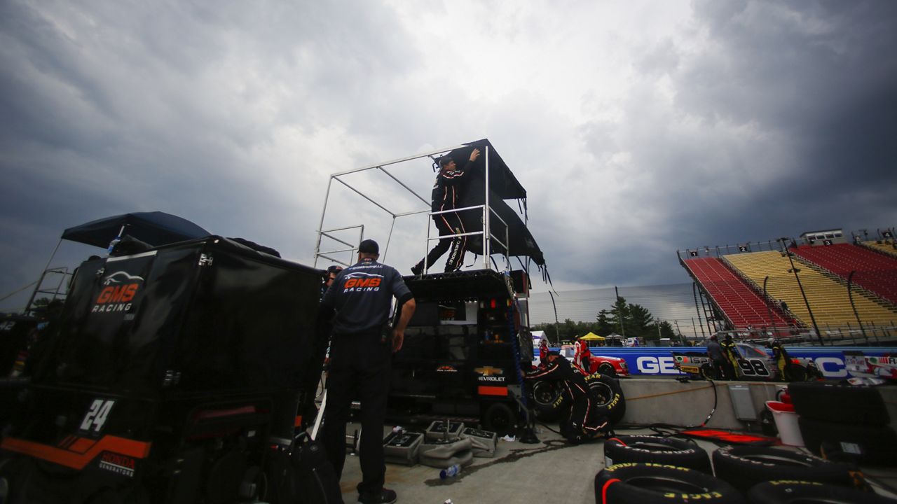 Austin Hill wins rain-shortened Trucks race at Watkins Glen