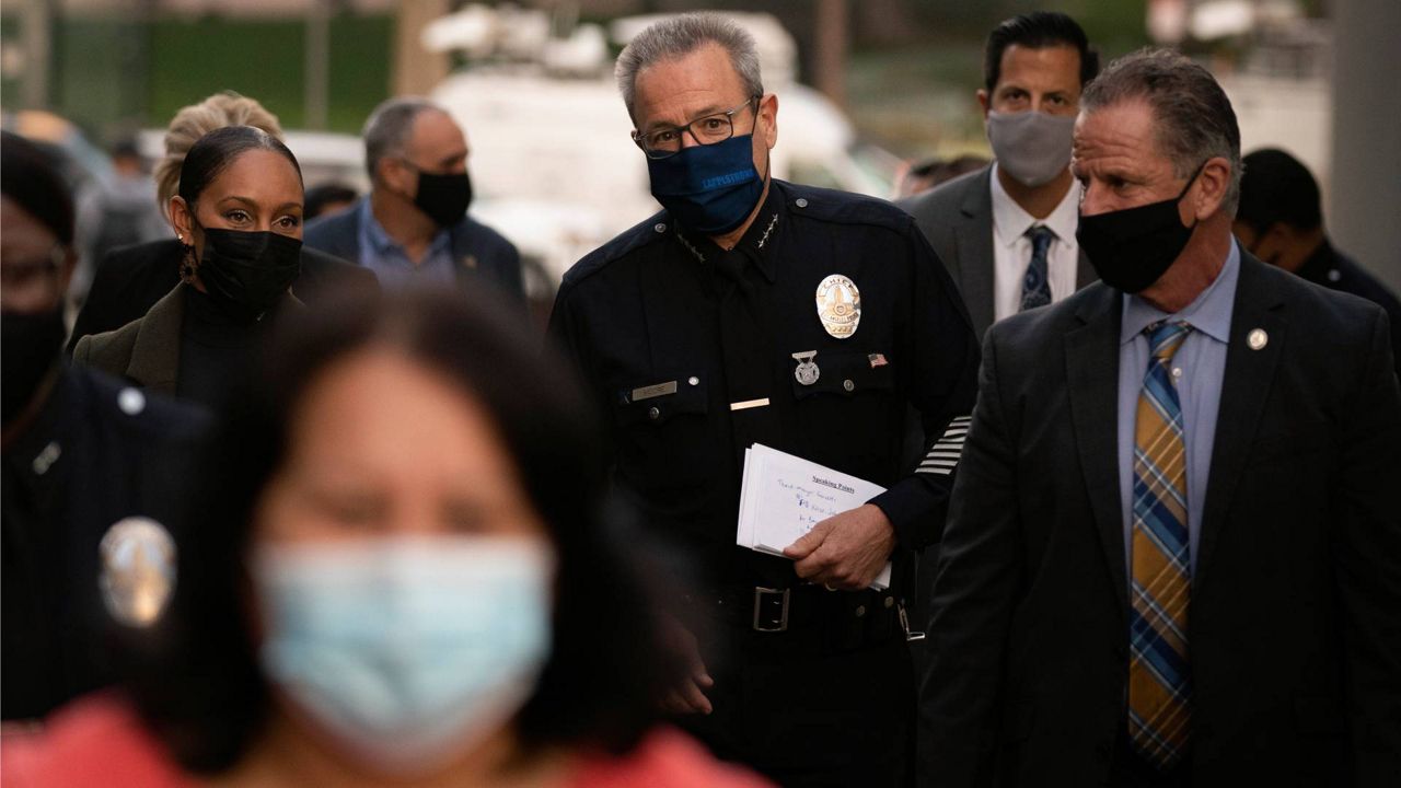 LAPD: Homicides in LA not rising as sharply comparatively