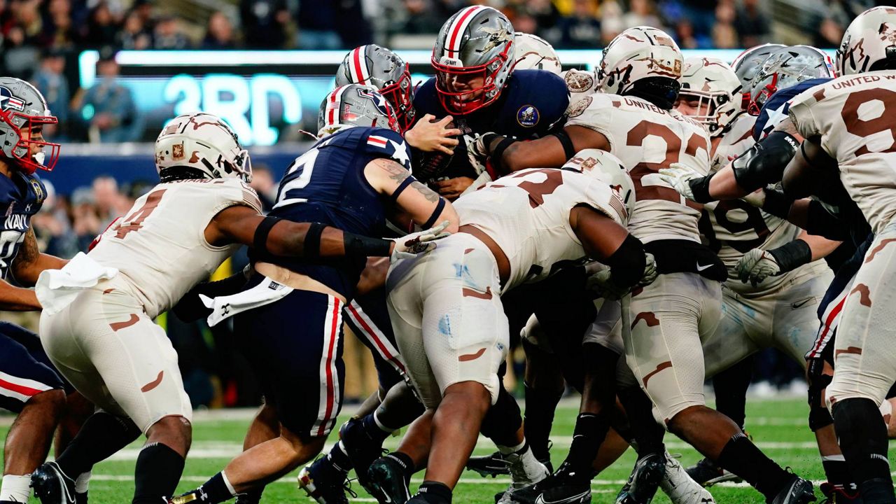Navy defeats Army college football Saturday