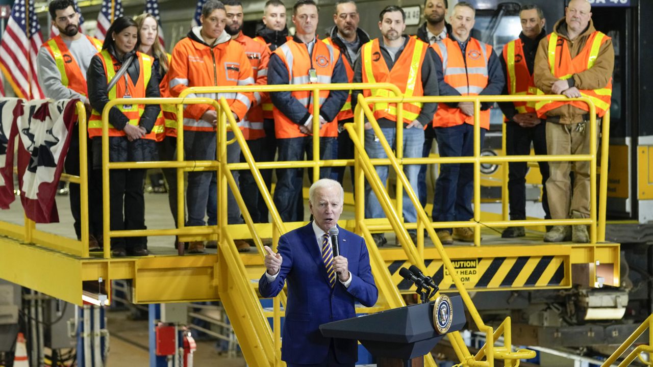 Biden announces 9 'mega' grants for infrastructure projects