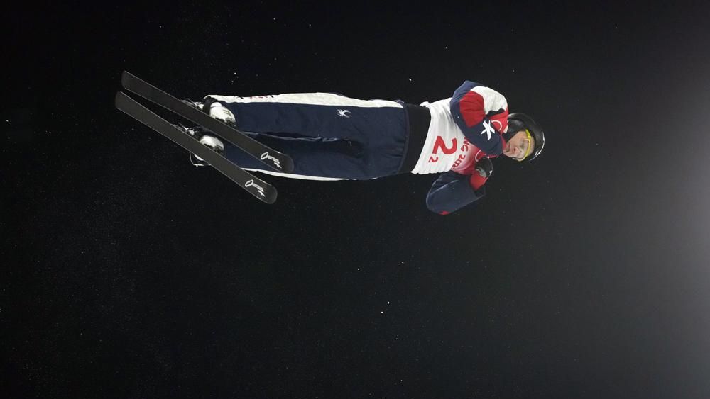 Gold medalist Chris Lillis competing at Bristol Mountain