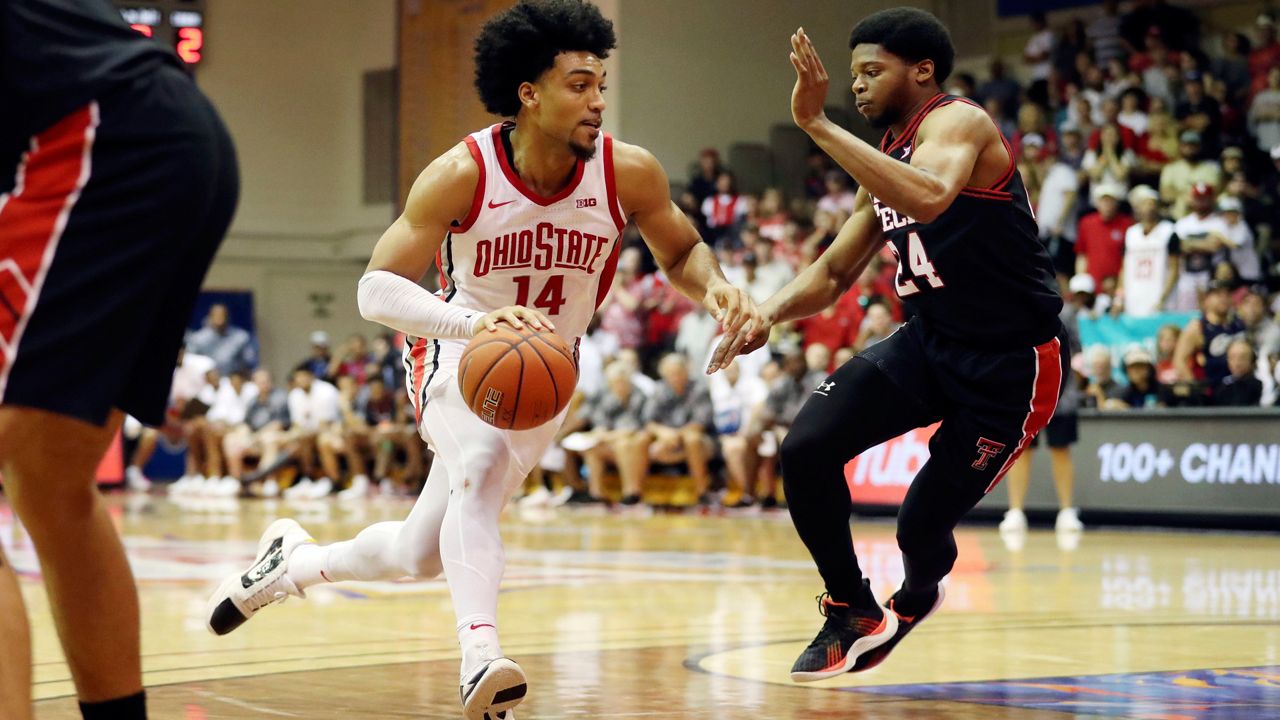 Sueing leads Buckeyes past No. 21 Texas Tech 80-73 in Maui
