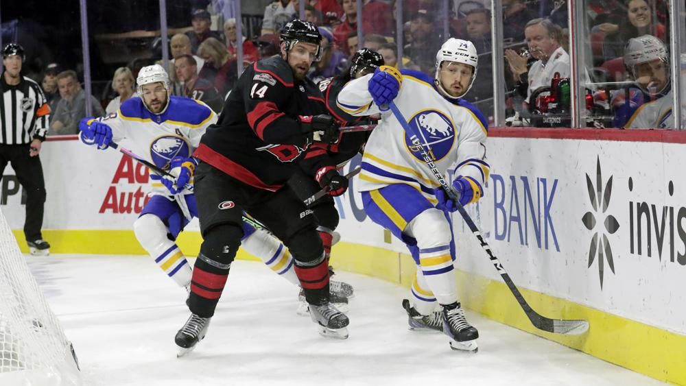 Dahlin scores again as Hurricanes beat Sabres 5-3