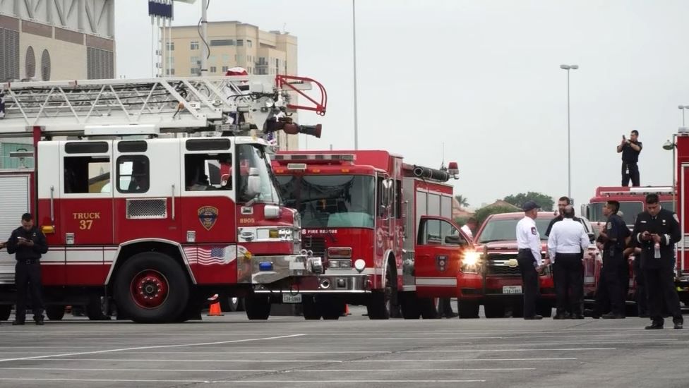 Firefighters From Across USA Hold Apparatus Procession for Scott Deem