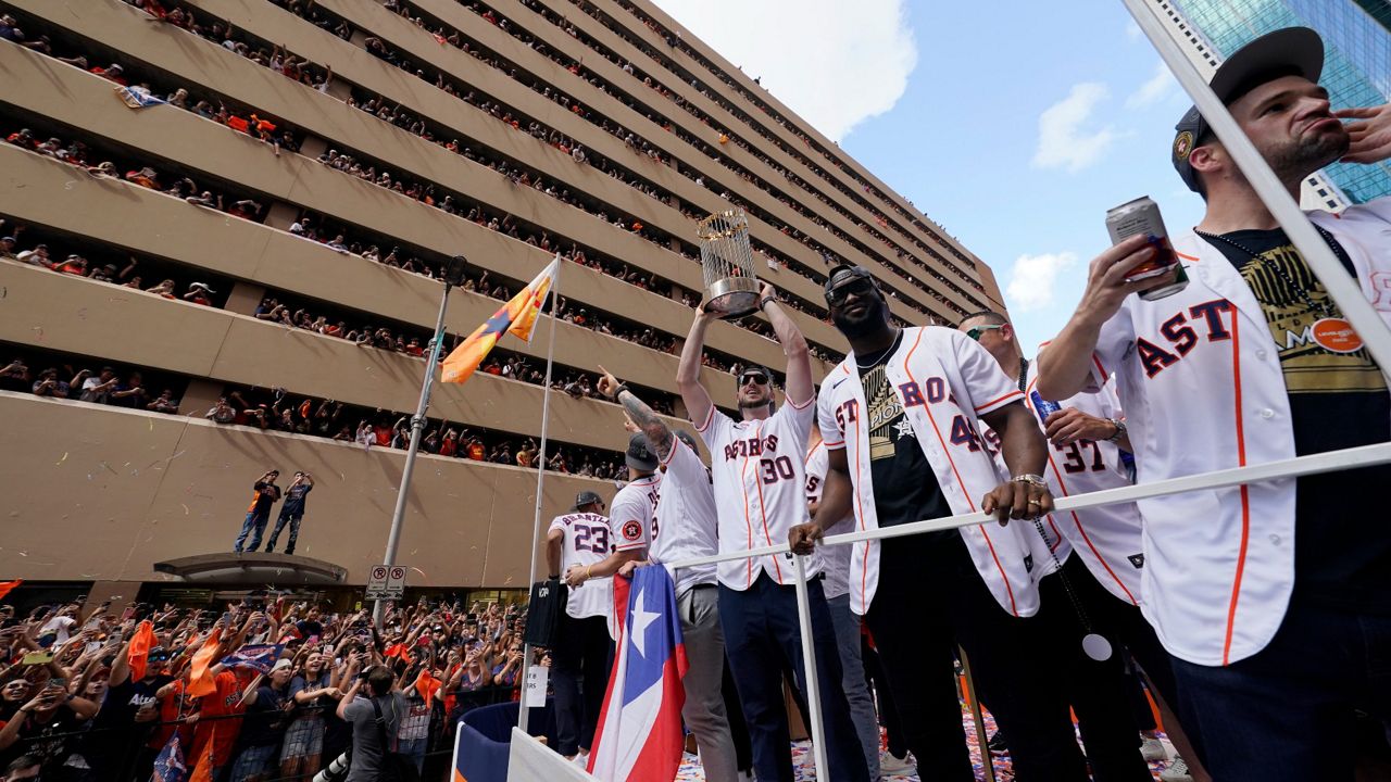 Fans celebrate Houston Astros' World Series win with parade