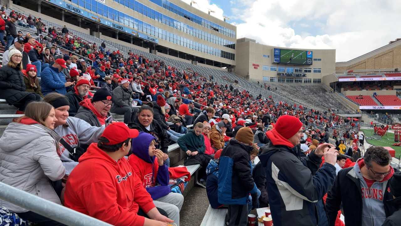 Badgers football team presents a new look at 'launch' event