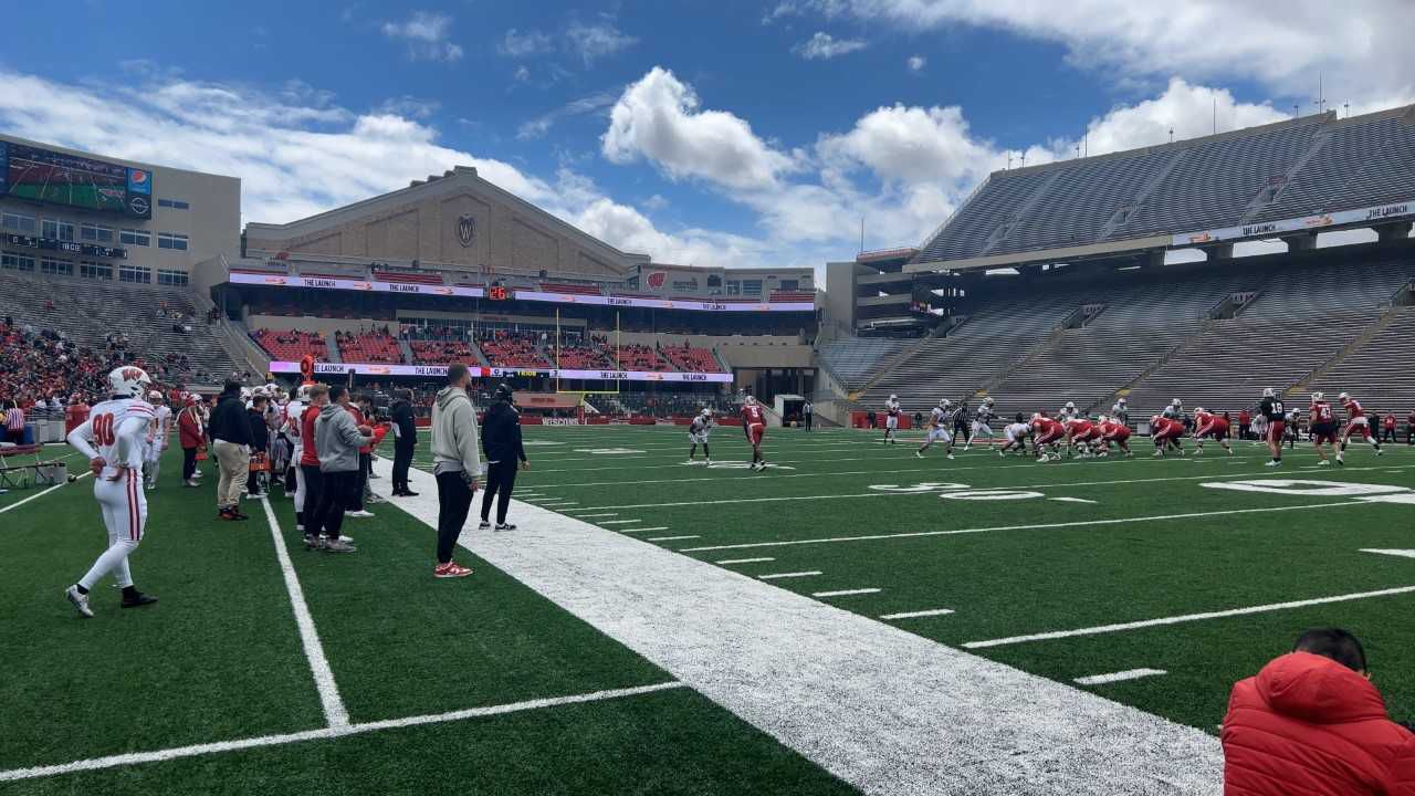 Badgers football team presents a new look at 'launch' event
