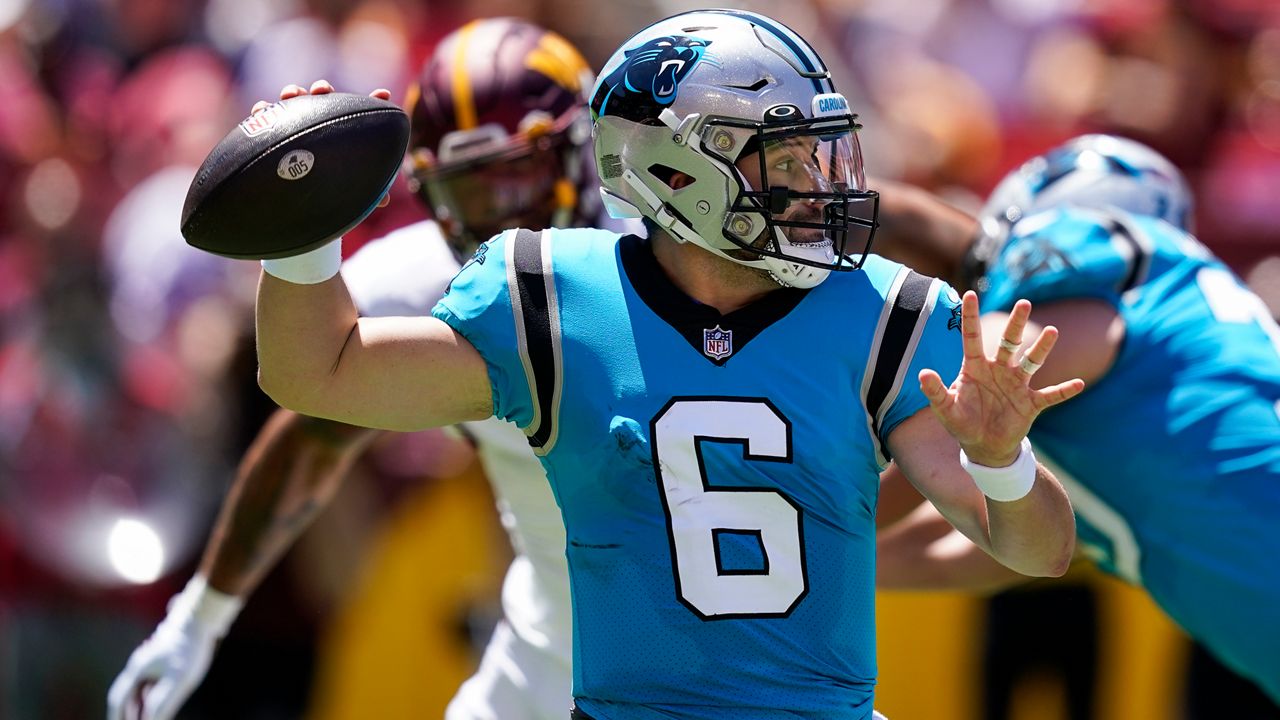 QB Mayfield starting for Panthers in Week 1 against Browns