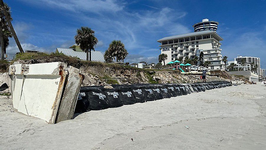 Volusia County officials discuss beach recovery efforts