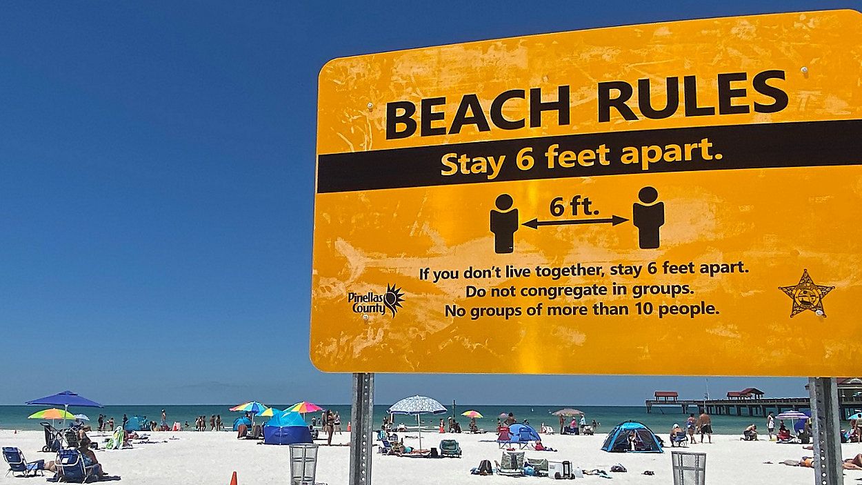 Social Distancing To Be Enforced For Holiday Beach Crowds