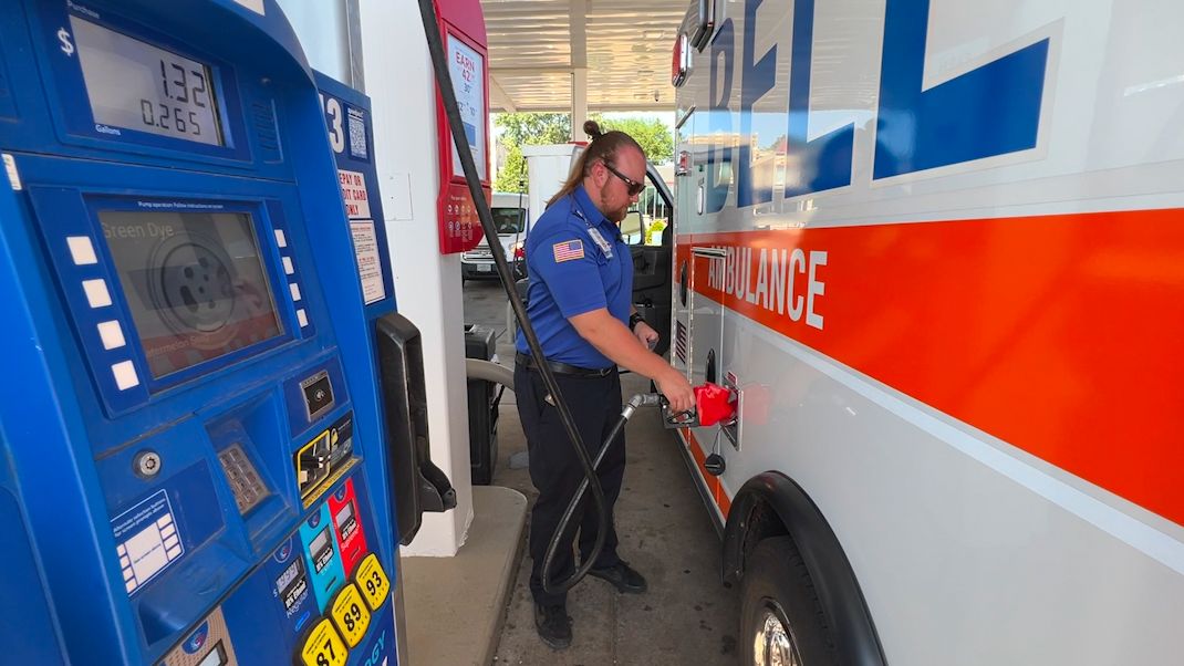 Ambulance company spends $22,000 a week on gas