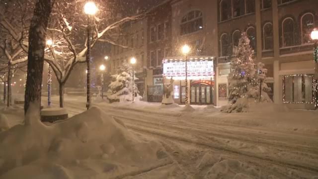 Snow Conditions on the Road to Jamestown