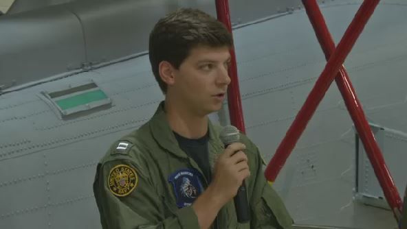 Seton grad, Naval lieutenant picks up aircraft at Lockheed Martin