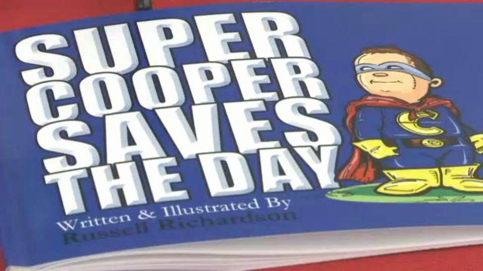 Illustrator creates book for young cancer patient, 'Super Cooper'