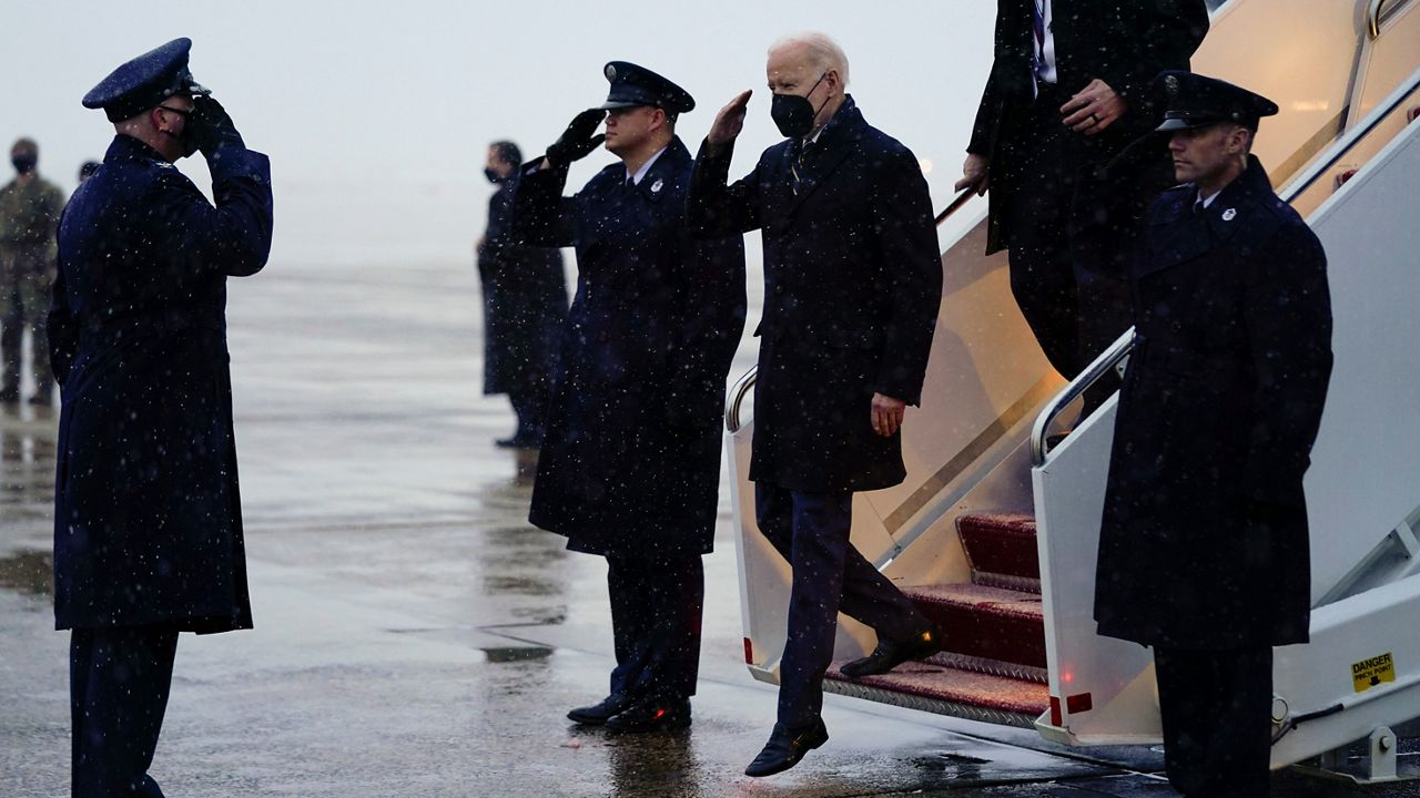 Biden signals possible move of U.S. troops to Eastern Europe