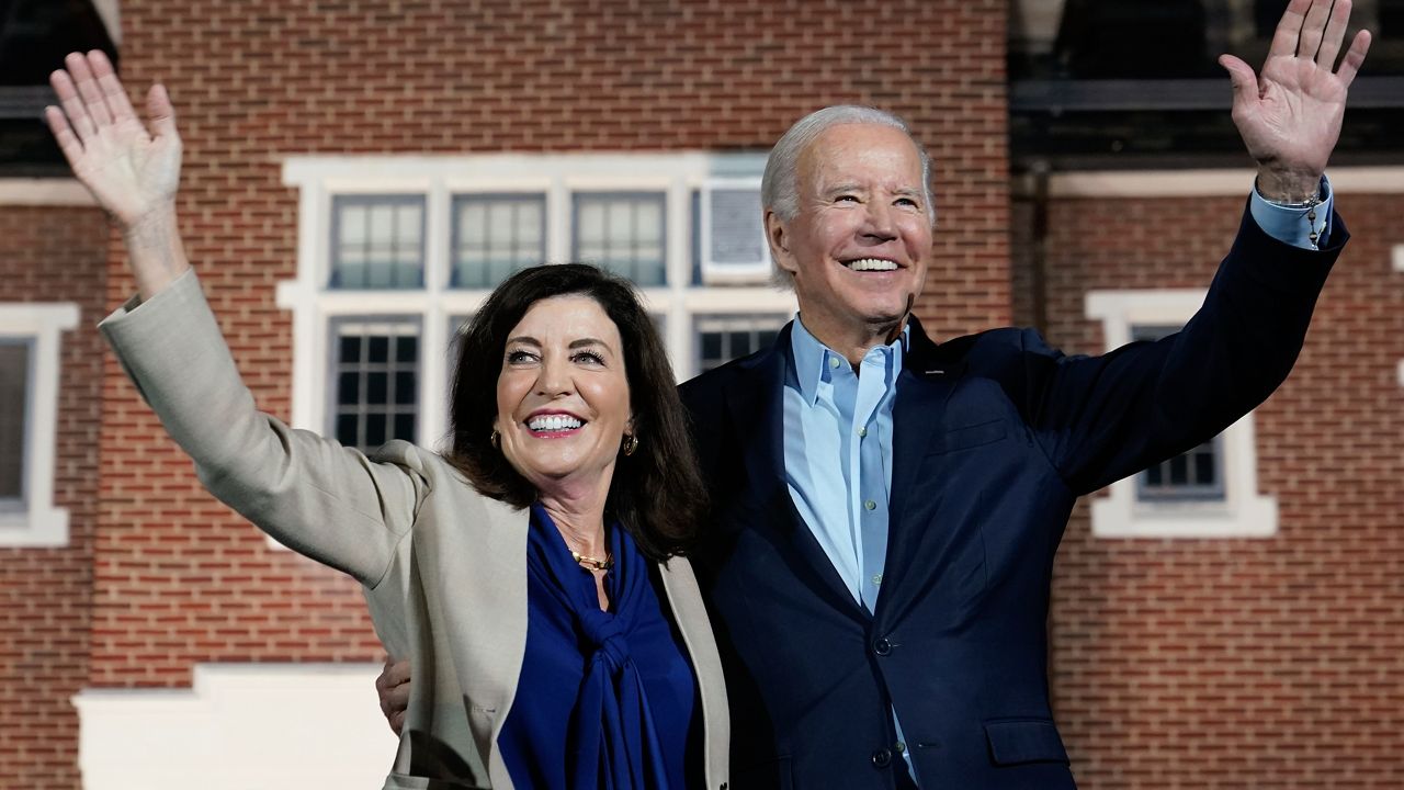 As midterms draw to a close, Biden stumps for Hochul in N.Y.