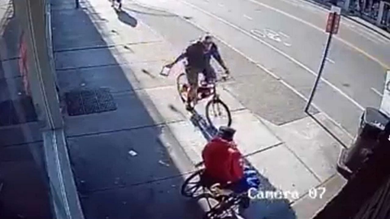 Man in wheelchair struck with bike lock in Rochester.