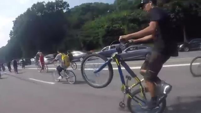Sixteen arrested in bike 'Ride Out' on NYC highway