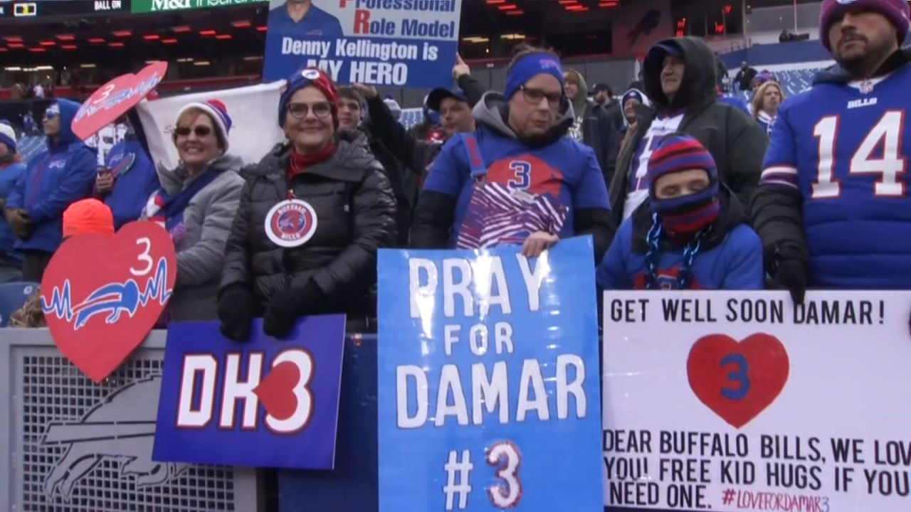 Bills fans express range of emotions at Patriots game