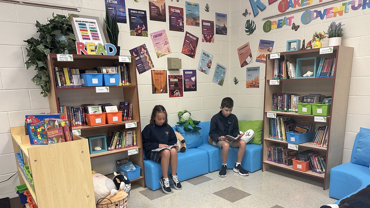 Living room style classrooms at Port Richey Catholic school