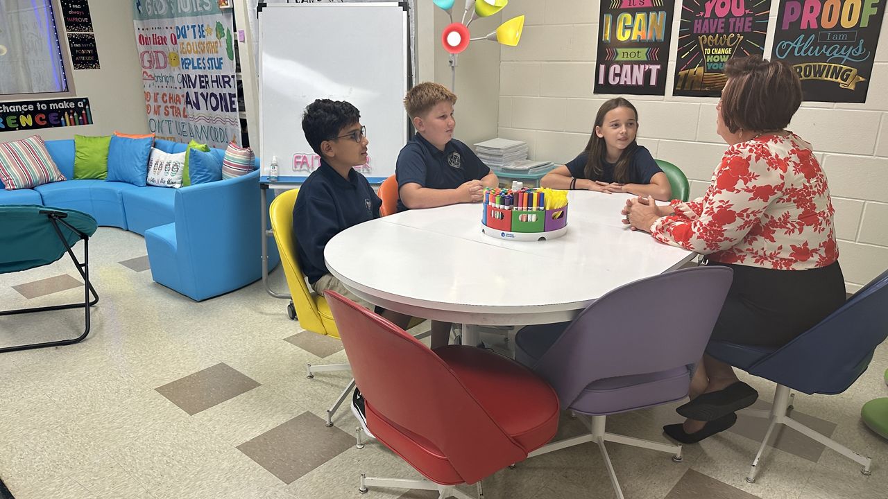 Living room style classrooms at Port Richey Catholic school