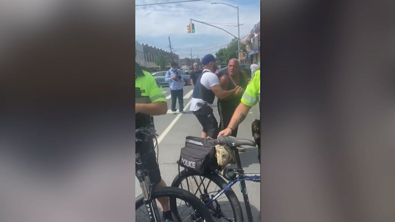 Pro-Police Supporters and Counter Protesters Clash in BK