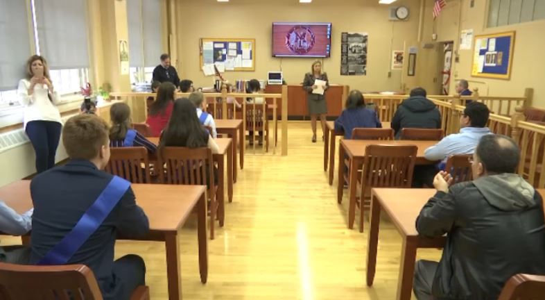 Brooklyn School Unveils Court Classroom